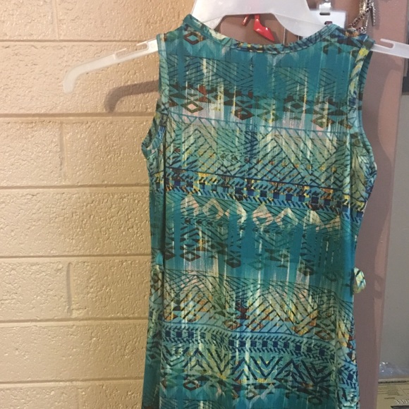 Bobbie Brooks | Dresses | Bobbie Brooks Aztec Dress Short Front Long ...